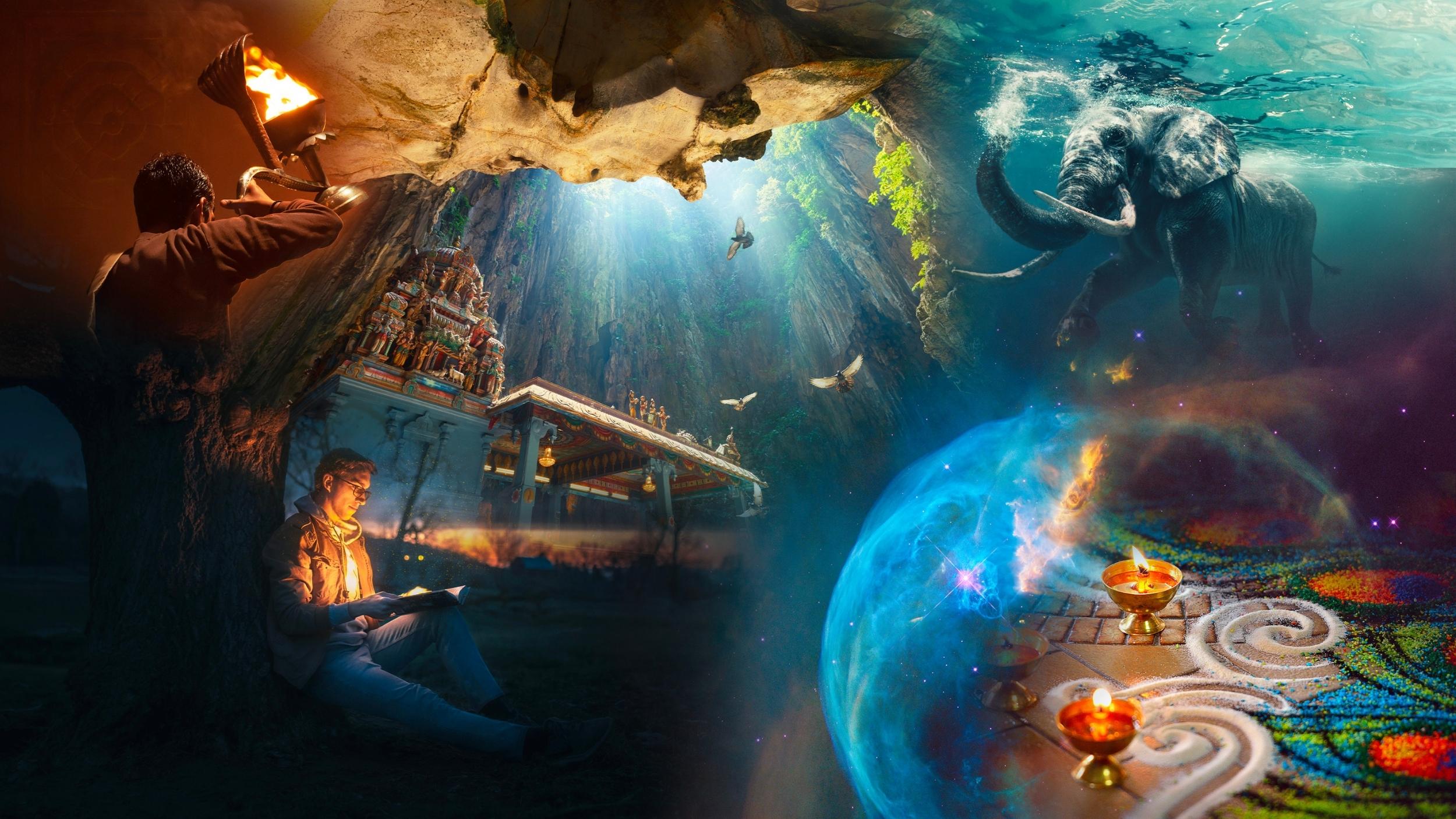 Indian Mythology - Myth or reality? Lifting the veil with symbolic lan